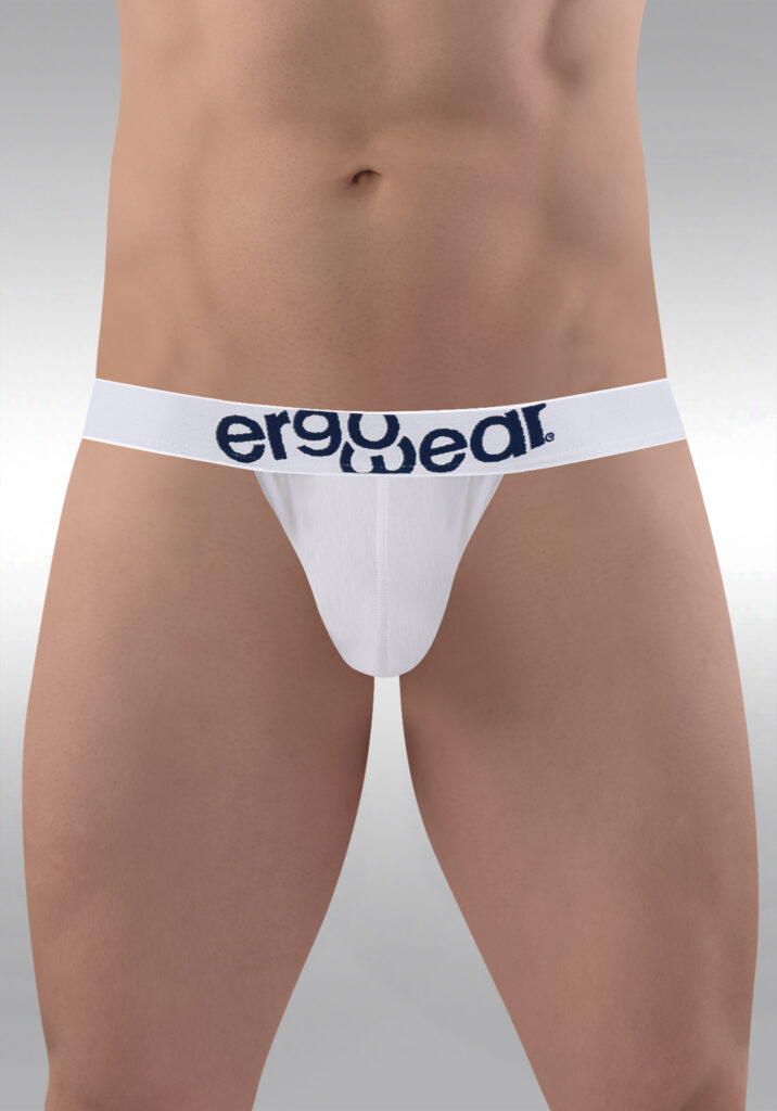 MAX Cotton Men's pouch Thong - White | Ergowear