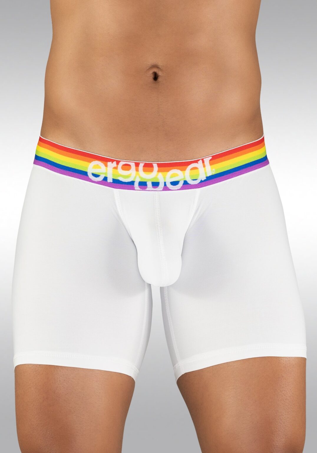 Midcut Briefs Pride White - MAX XV briefs with Pouch | Ergowear