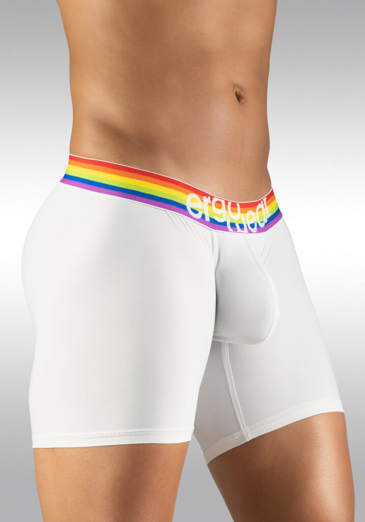 Midcut Briefs Pride White - MAX XV briefs with Pouch | Ergowear